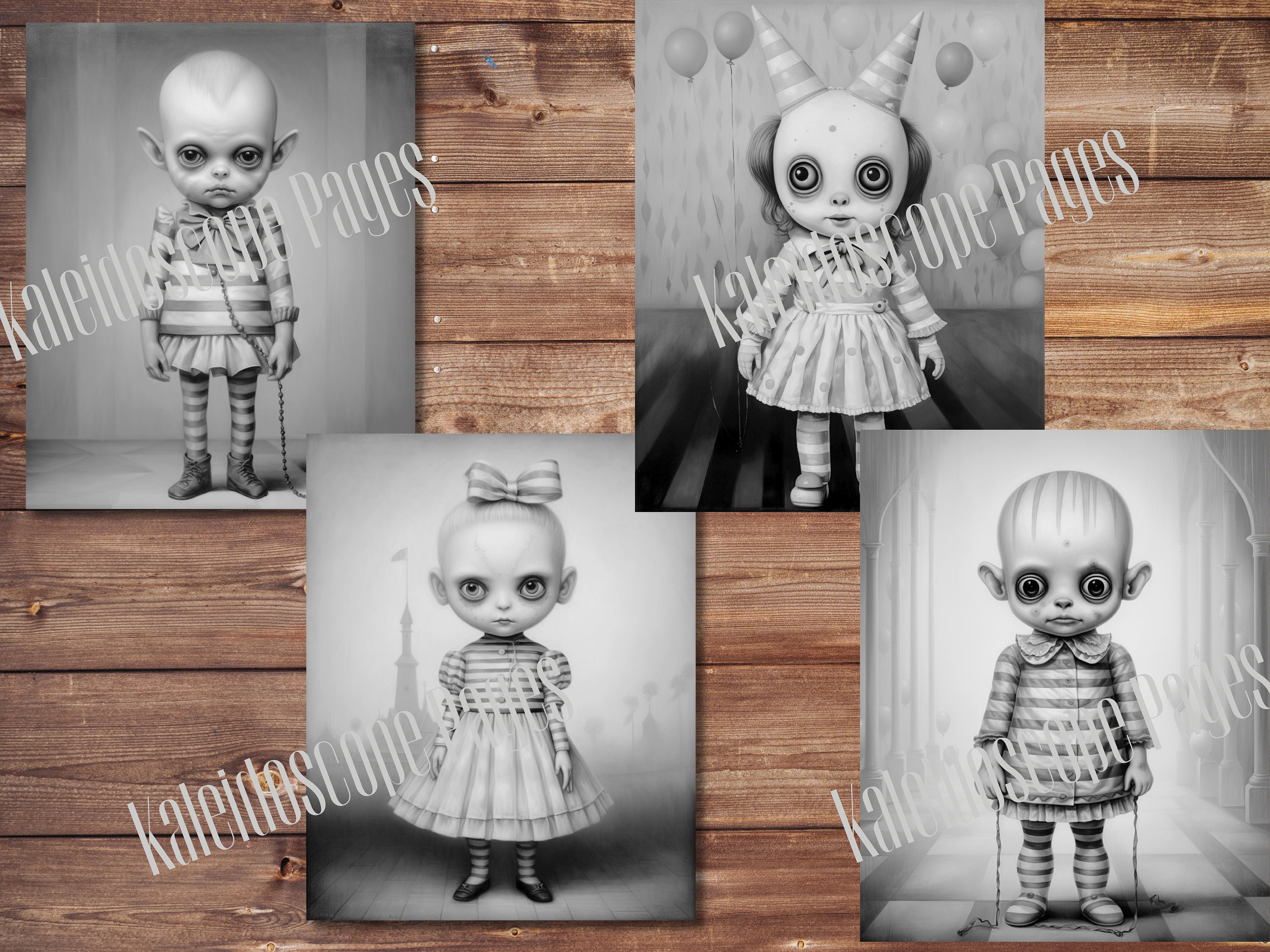 Little Monsters Vol. 1 Coloring Set Printable Digital - Etsy