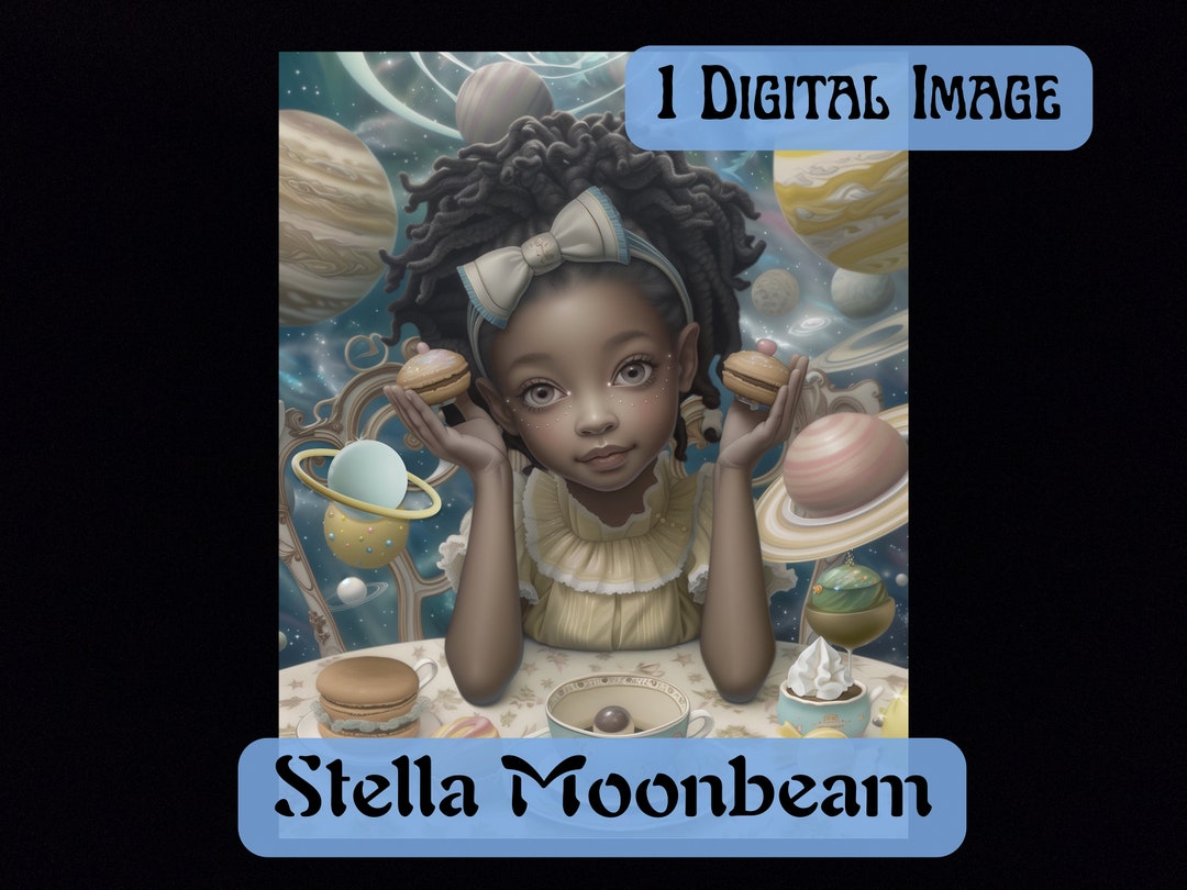 Stella Moonbeam Digital Art | Printable Digital Download - Etsy