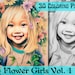 Flower Girls Vol. 1 Grayscale Coloring Set Printable Digital Download ...