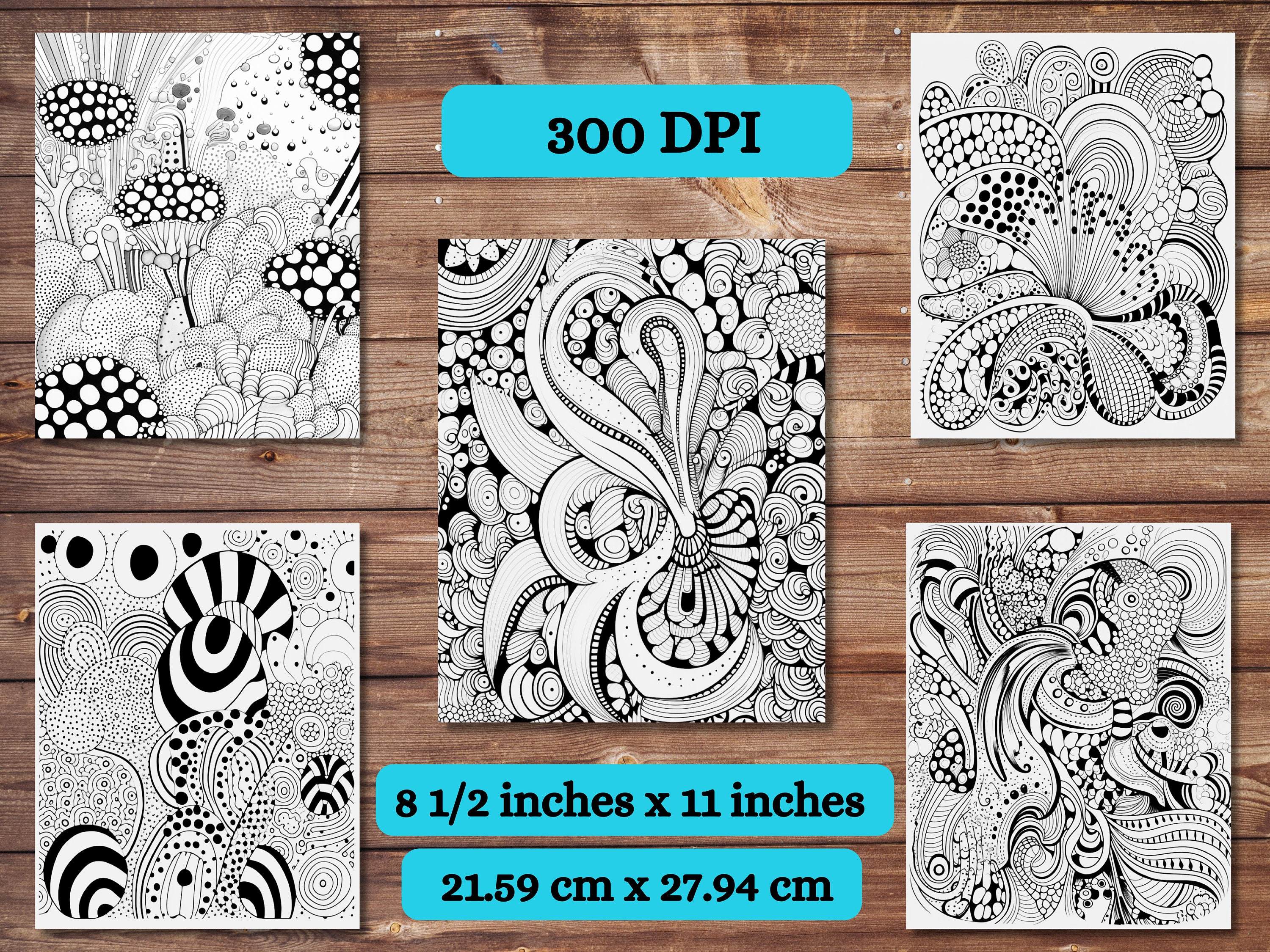 Seeing Spots Vol. 2 Coloring Set Printable Digital Download - Etsy