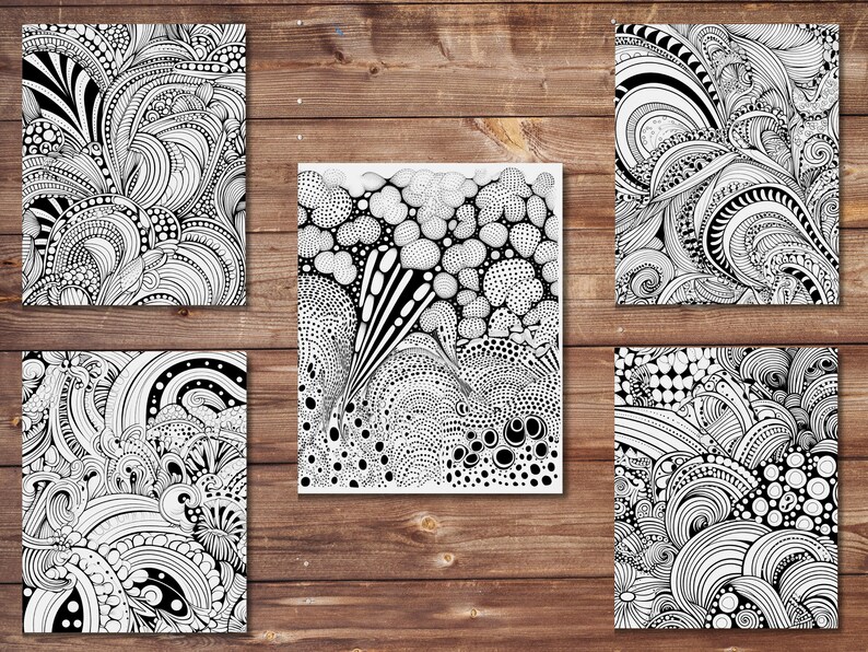 Seeing Spots Vol. 2 Coloring Set Printable Digital Download - Etsy