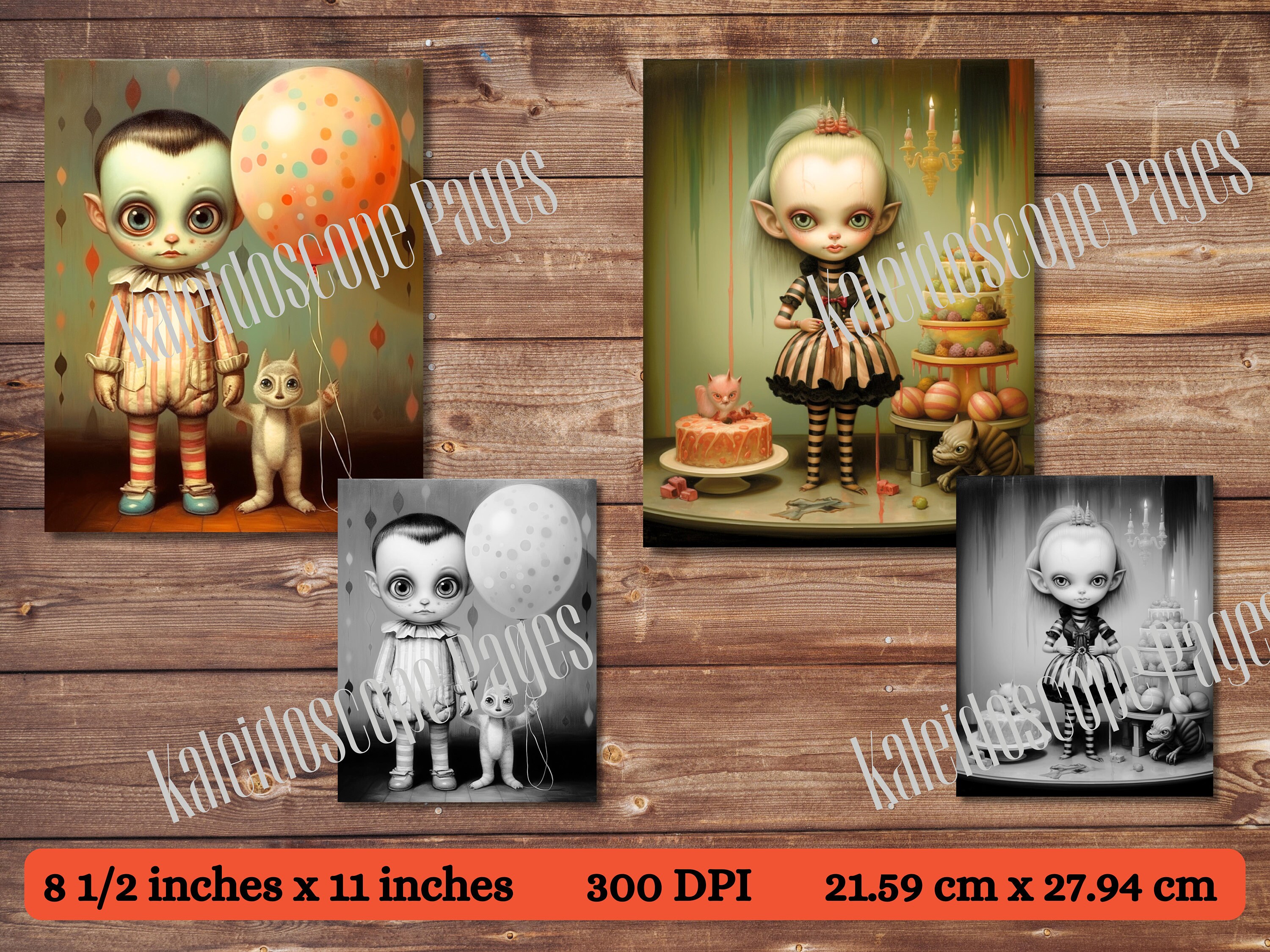 Little Monsters Vol. 1 Coloring Set Printable Digital - Etsy