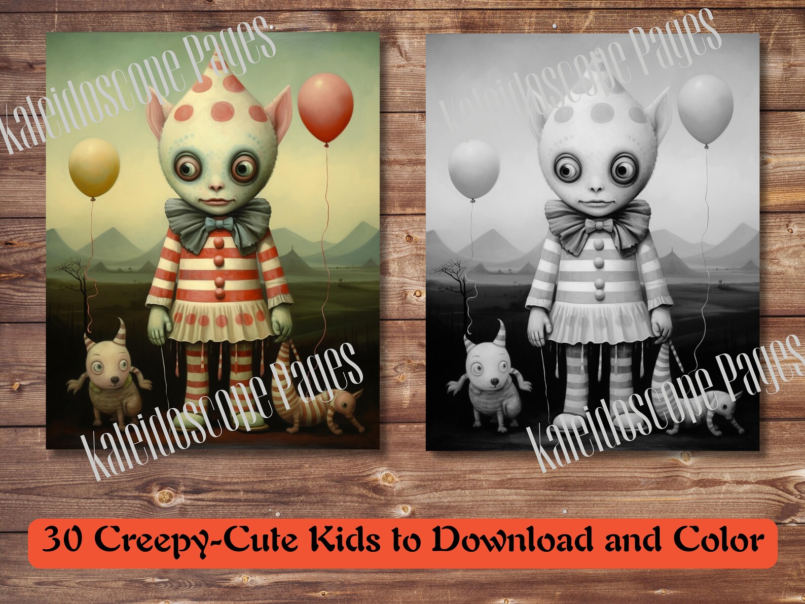 Little Monsters Vol. 1 Coloring Set Printable Digital - Etsy