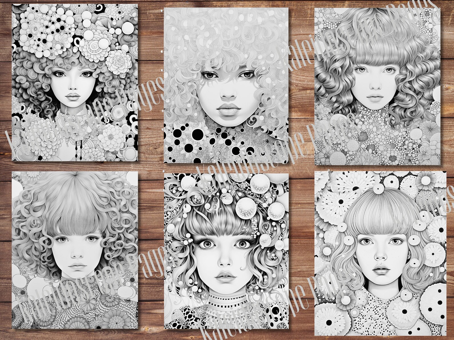 Seeing Spots Vol. 1 Coloring Set | Printable Digital Download - Etsy
