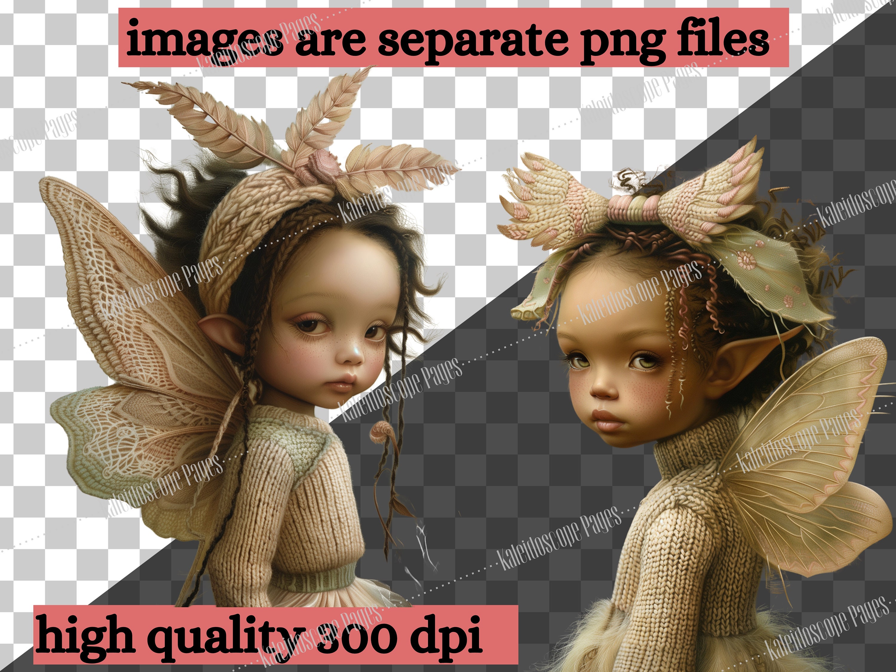 Yarn Fairies Digital Clipart Bundle Volume 3 Printable Digital Download ...