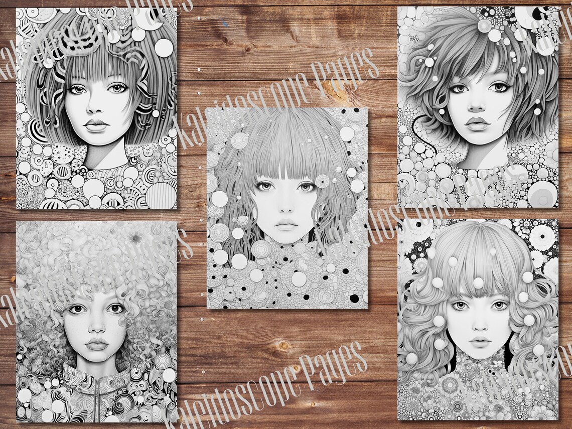 Seeing Spots Vol. 1 Coloring Set | Printable Digital Download - Etsy