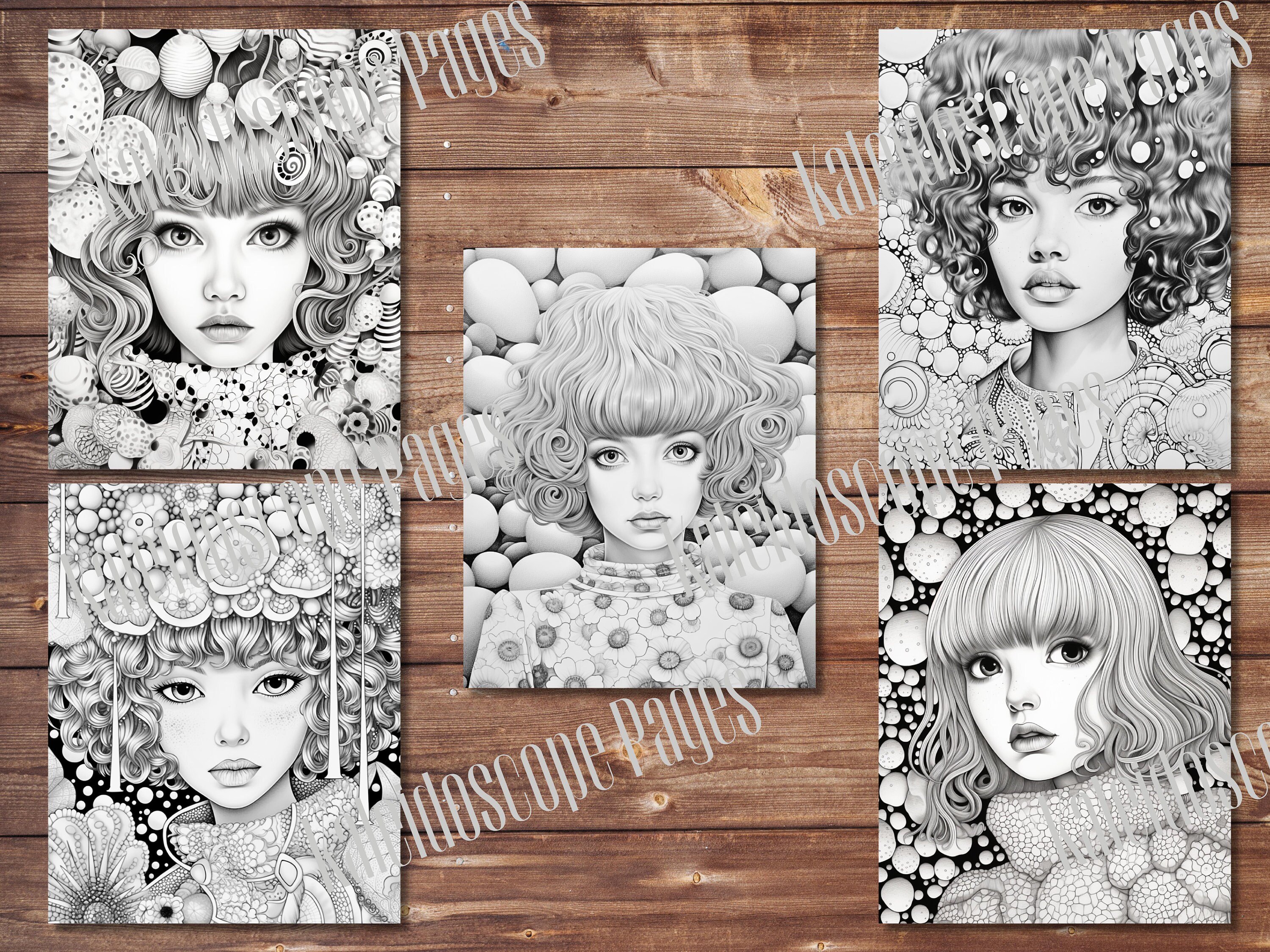 Seeing Spots Vol. 1 Coloring Set | Printable Digital Download - Etsy