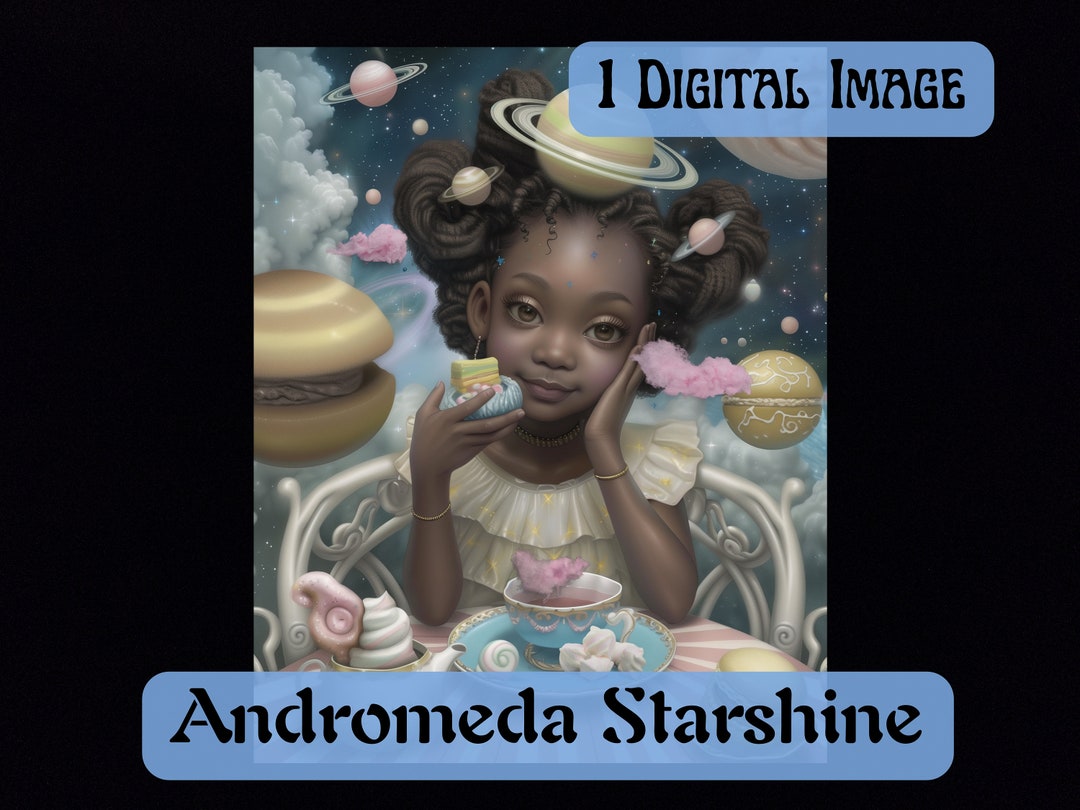 Andromeda Starshine Digital Art | Printable Digital Download - Etsy