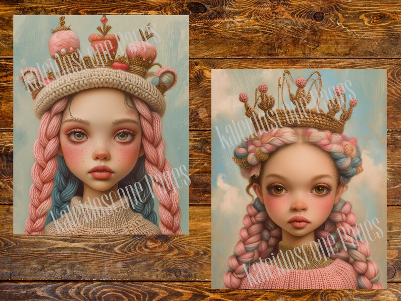 Yarn Princess Clipart Bundle 1 Printable Digital Download - Etsy