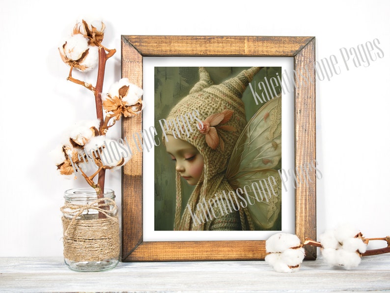 Yarn Fairy 1 Digital Art Printable Download - Etsy