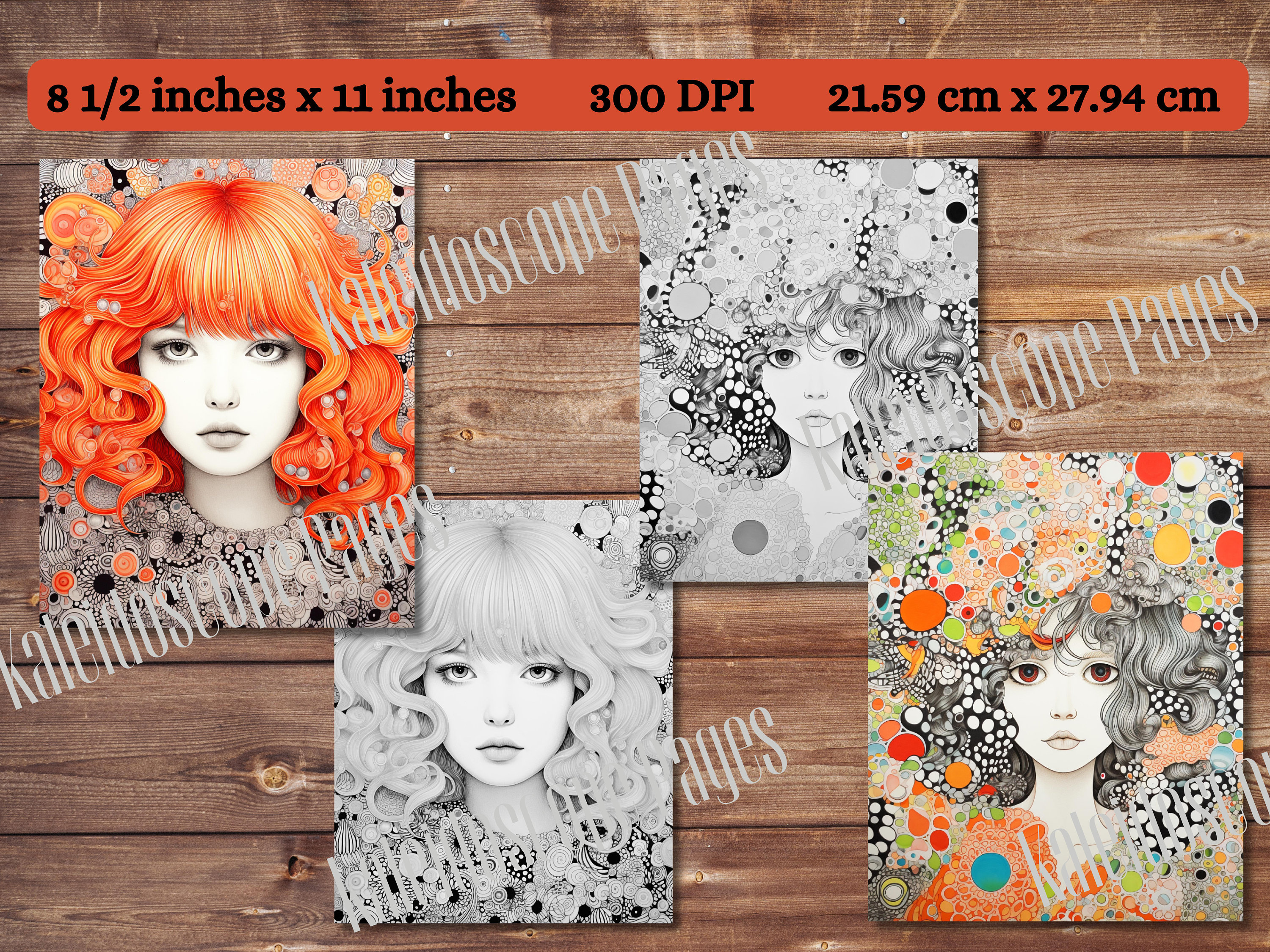 Seeing Spots Vol. 1 Coloring Set | Printable Digital Download - Etsy