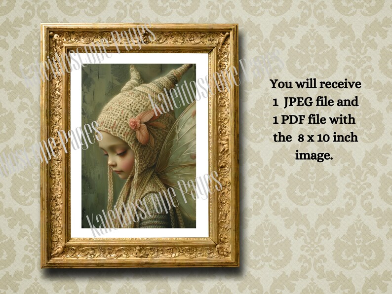 Yarn Fairy 1 Digital Art Printable Download - Etsy