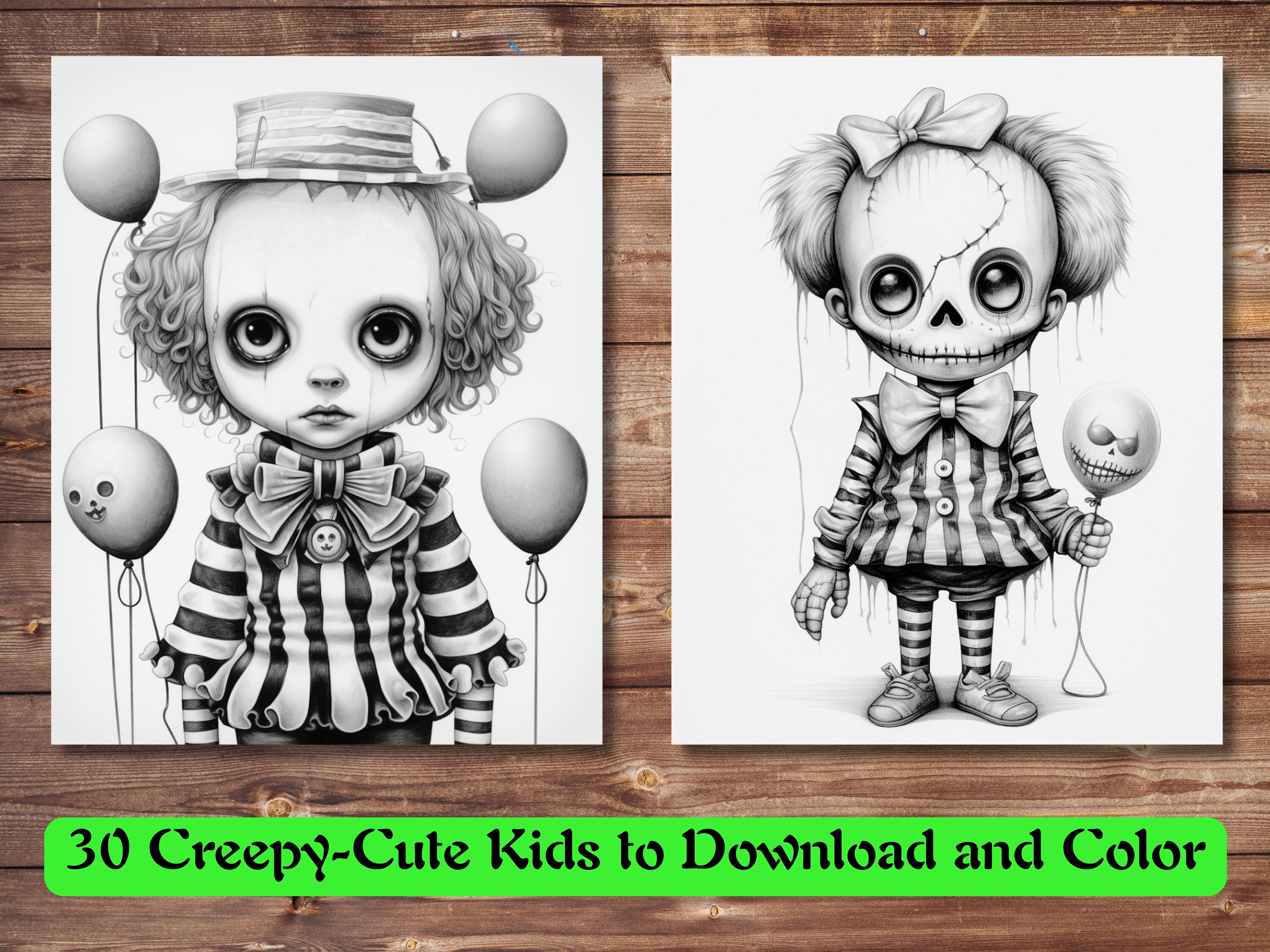 Little Monsters Vol. 2 Coloring Set | Printable Digital Download - Etsy