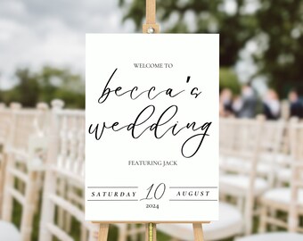 Featuring Husband Wedding Welcome Sign, Featuring Wedding Welcome Sign ...