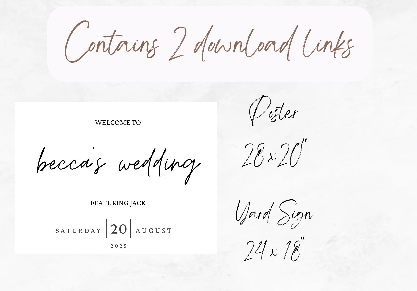 Featuring Wedding Sign, Funny Wedding Sign, Featuring Husband, Wife's ...