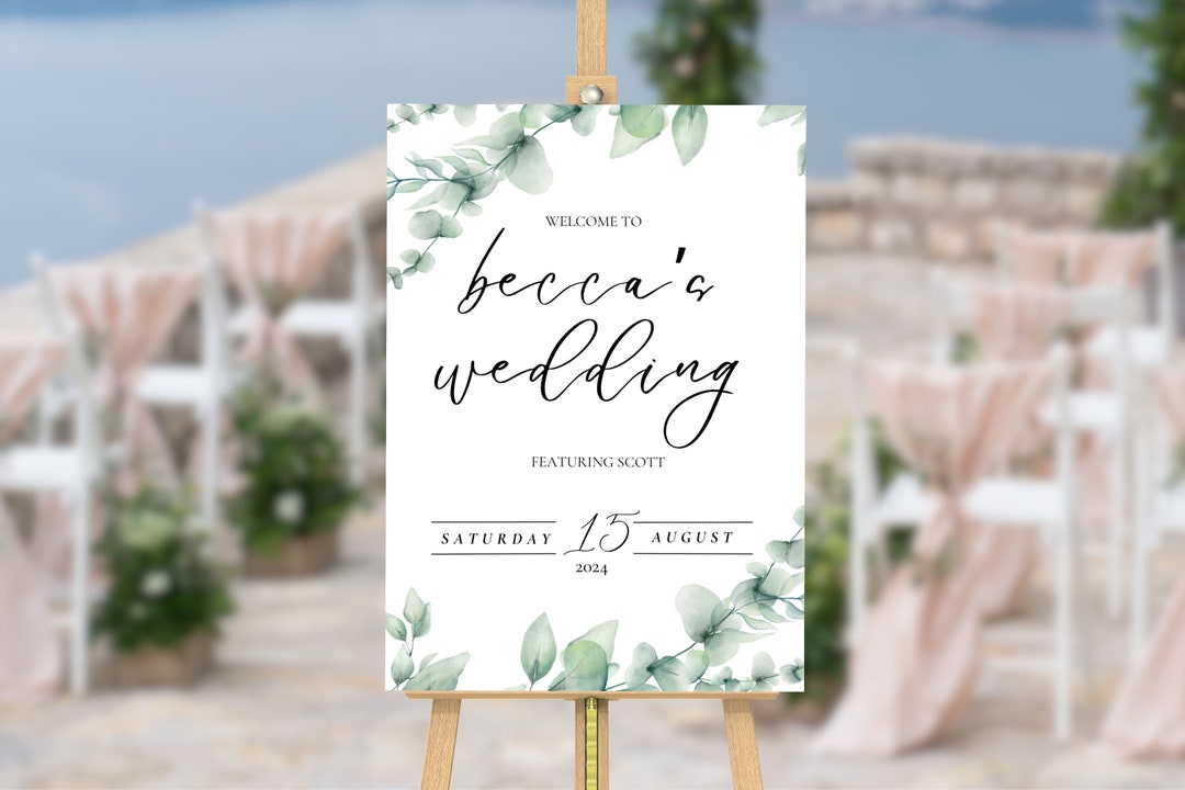 Featuring Wedding Welcome Sign, Featuring the Husband, Wifes Wedding ...
