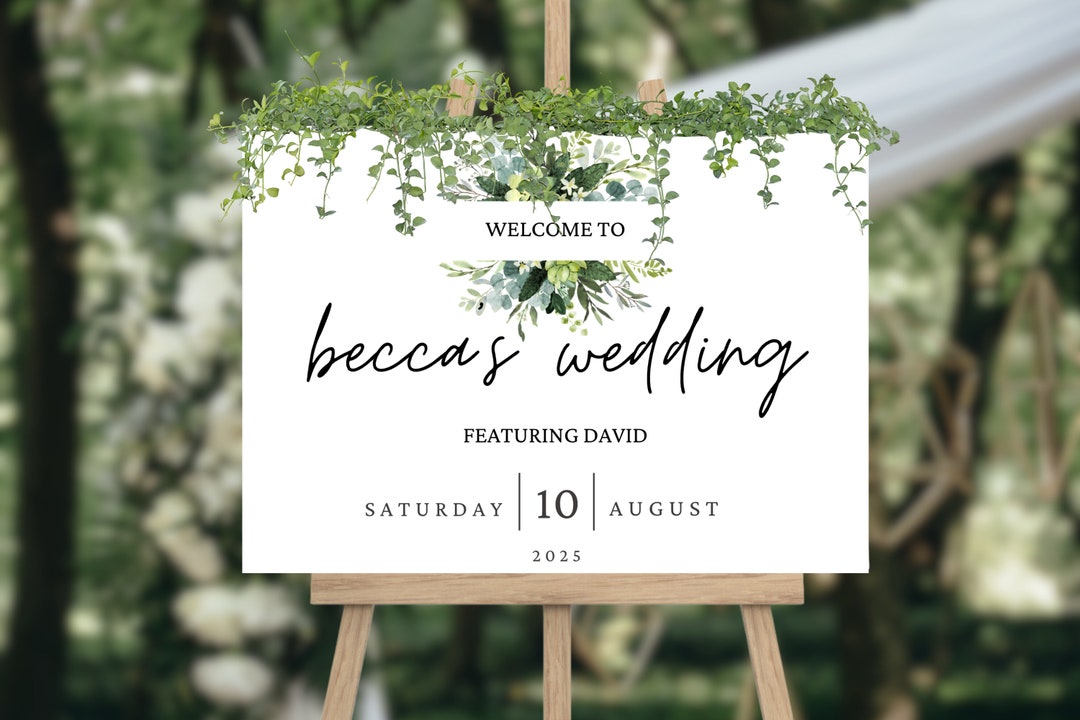 Featuring Wedding Sign, Funny Wedding Sign, Featuring Husband, Wife's ...