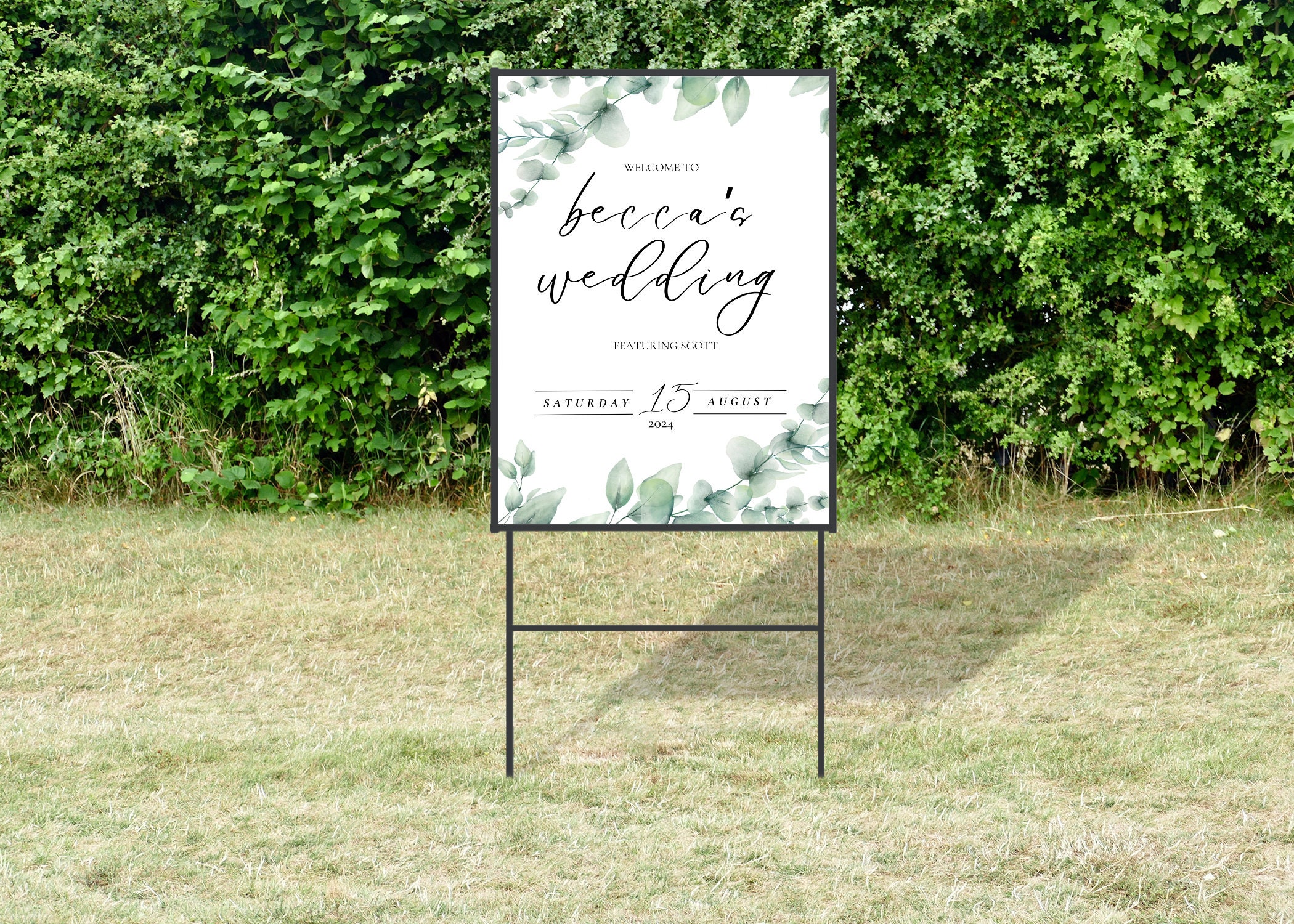 Featuring Wedding Welcome Sign, Featuring the Husband, Wifes Wedding ...