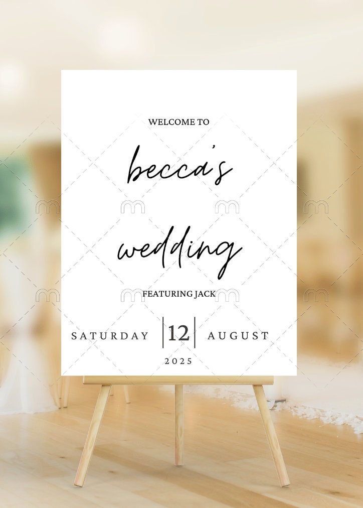 Featuring Wedding Welcome Sign Funny Wedding Sign Featuring - Etsy