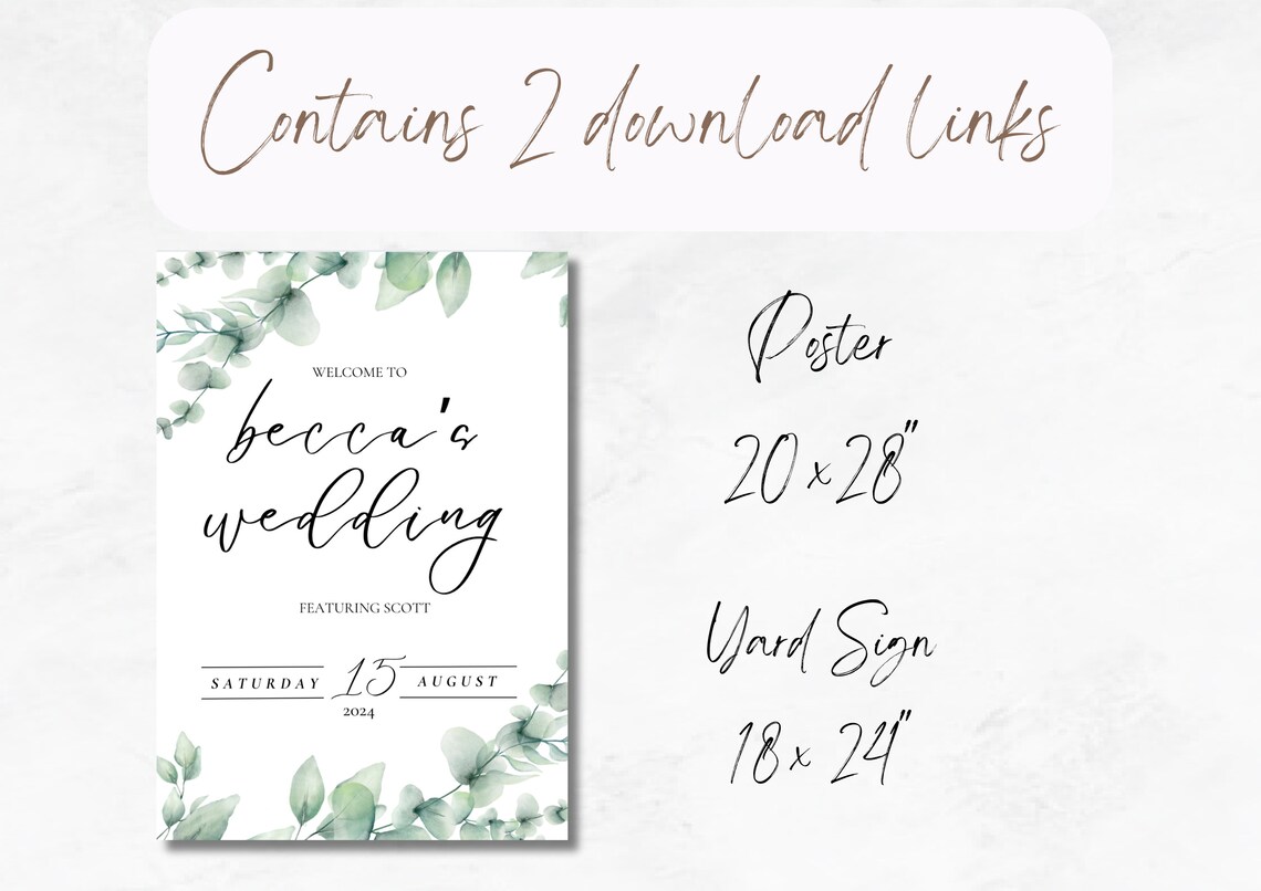 Featuring Wedding Welcome Sign, Featuring the Husband, Wifes Wedding ...