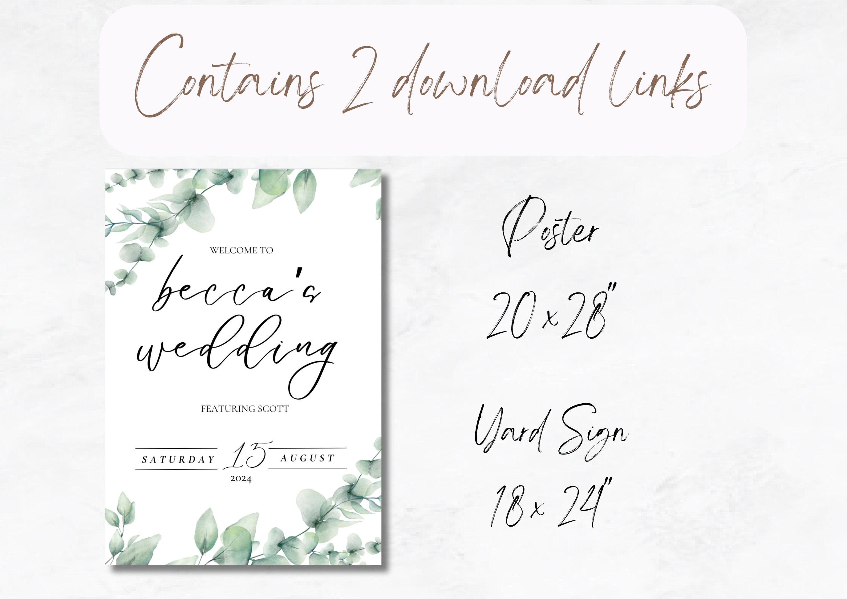 Featuring Wedding Welcome Sign, Featuring the Husband, Wifes Wedding ...