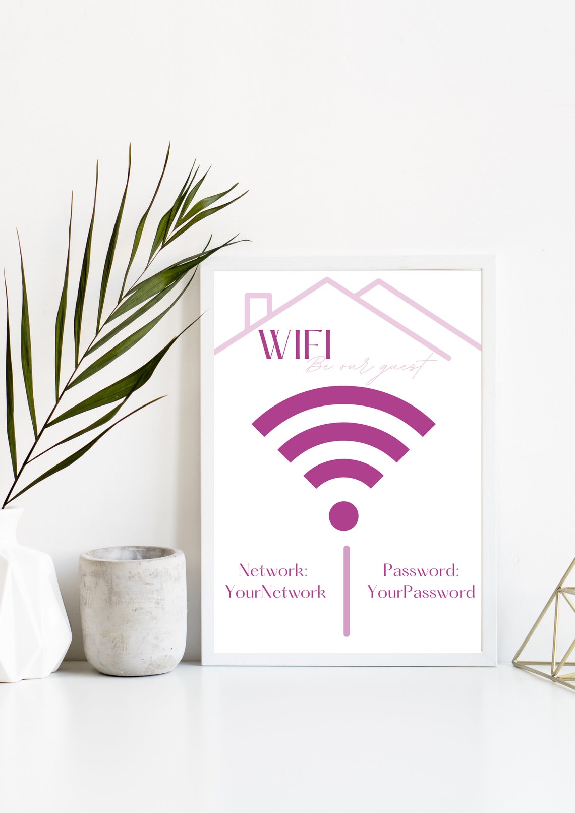 Wifi Password Sign Custom Our Wifi Sign, Wifi Password Sign, Wifi Print ...