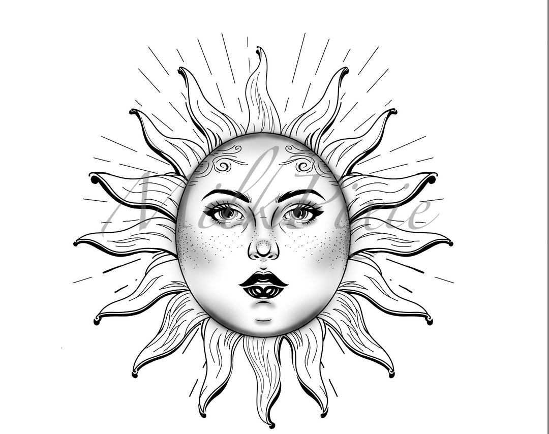 Sun Digital Instant Download Design PNG - Etsy