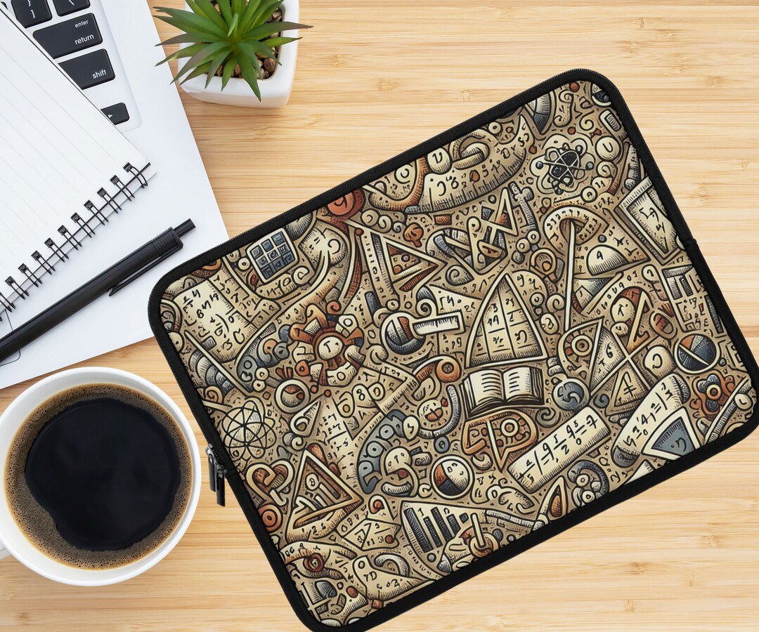 Math Teacher Laptop Sleeve: Neoprene, Water-resistant - Etsy