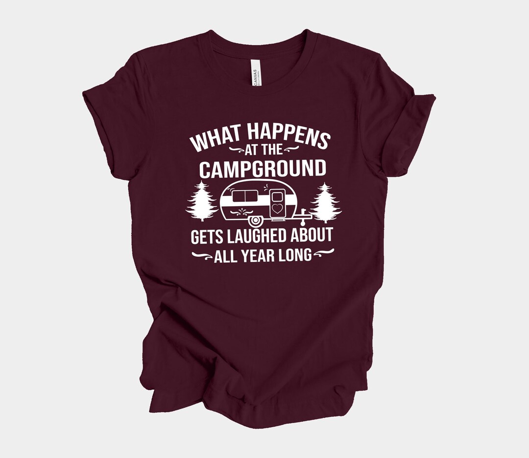 Funny Camping Shirt: Campground Memories, Camp Squad Shirt - Etsy