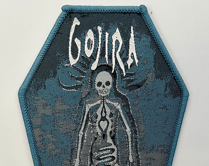 Gojira the Way of All Flesh Blue Border Officially Licensed Woven Patch ...