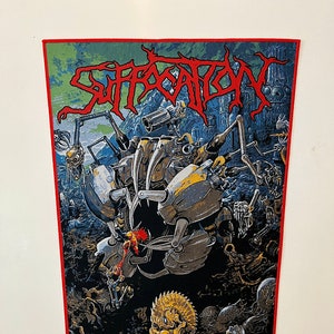 Suffocation Effigy of the Forgotten RED Border Woven Back Patch Officially Licensed NEW Sold Out ...