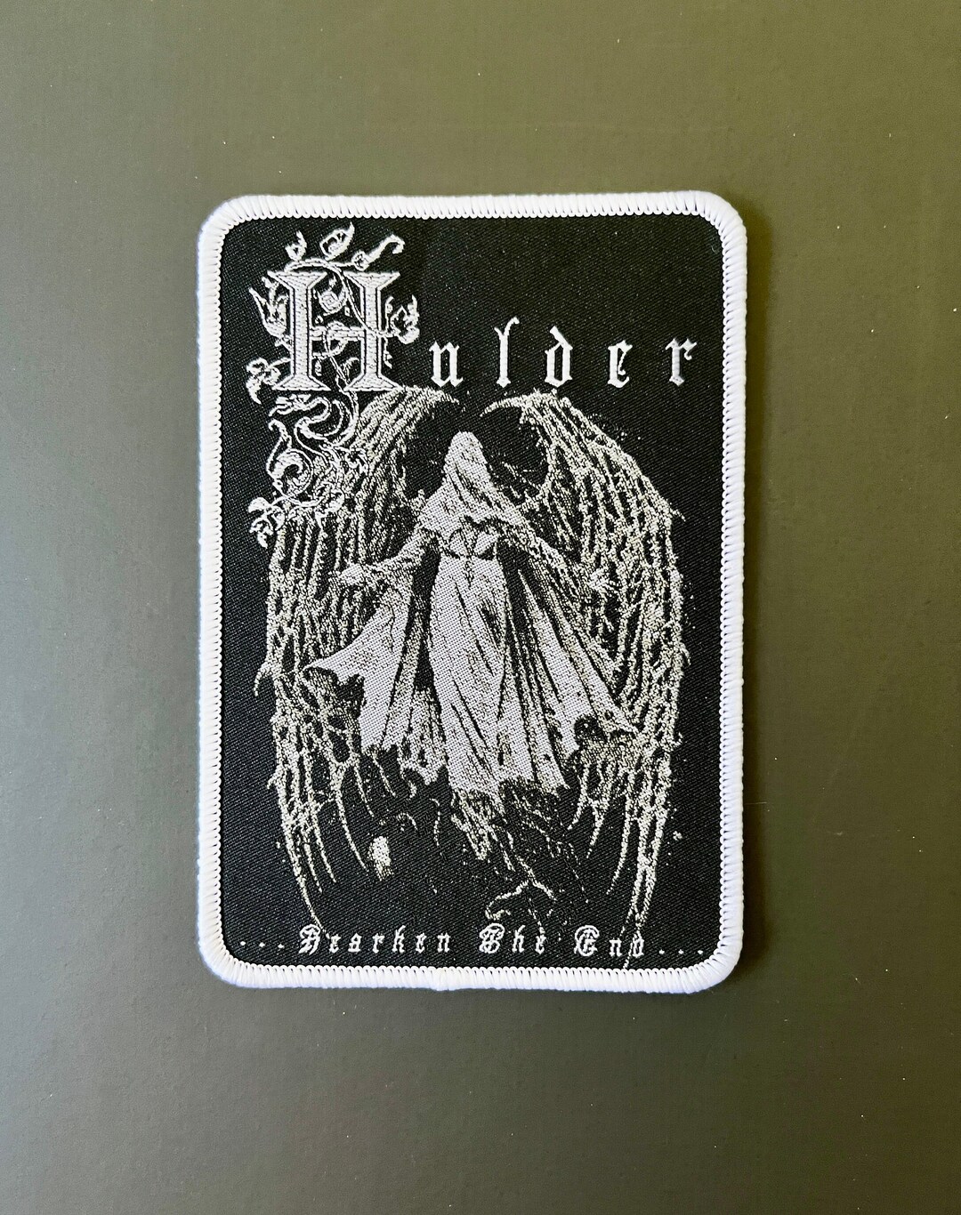 Hulder - Hearken the End WHITE Border 2024 Decibel Tour Exclusive ...