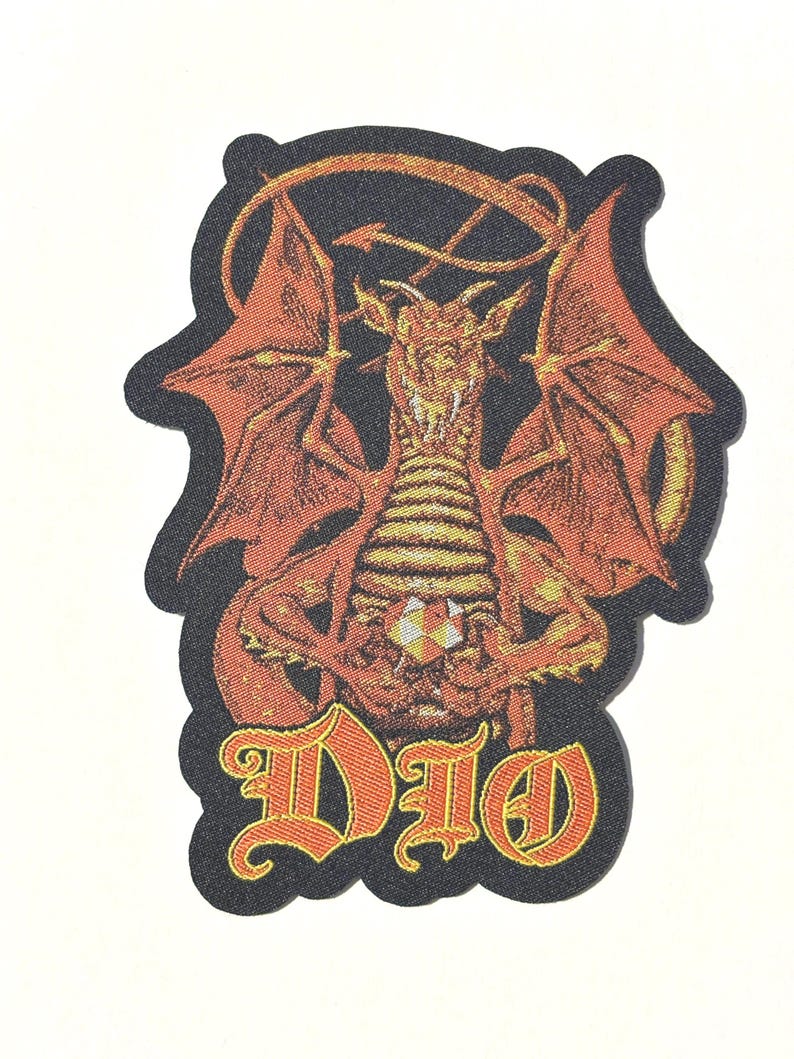 DIO - Fallen Angels/sacred Heart Officially Licensed Laser-cut Woven ...