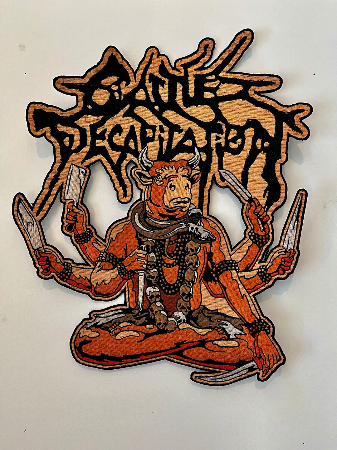 Cattle Decapitation Karma Bloody Karma Embroidered Back Patch ...