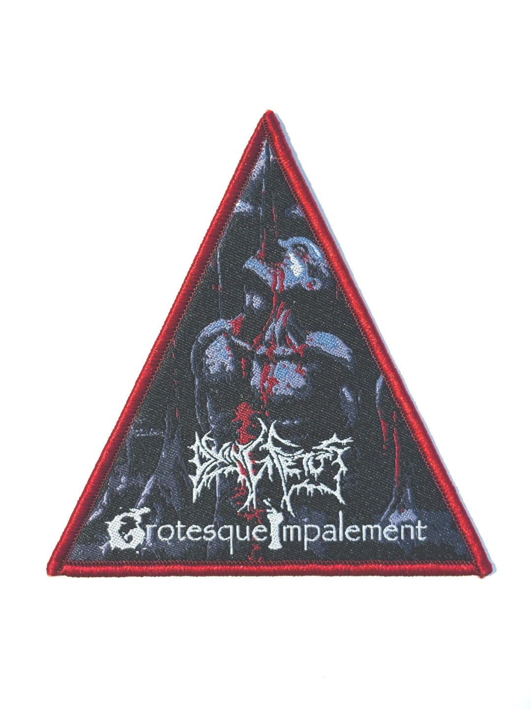 Dying Fetus - Grotesque Impalement RED Border Woven Patch New SOLD OUT ...