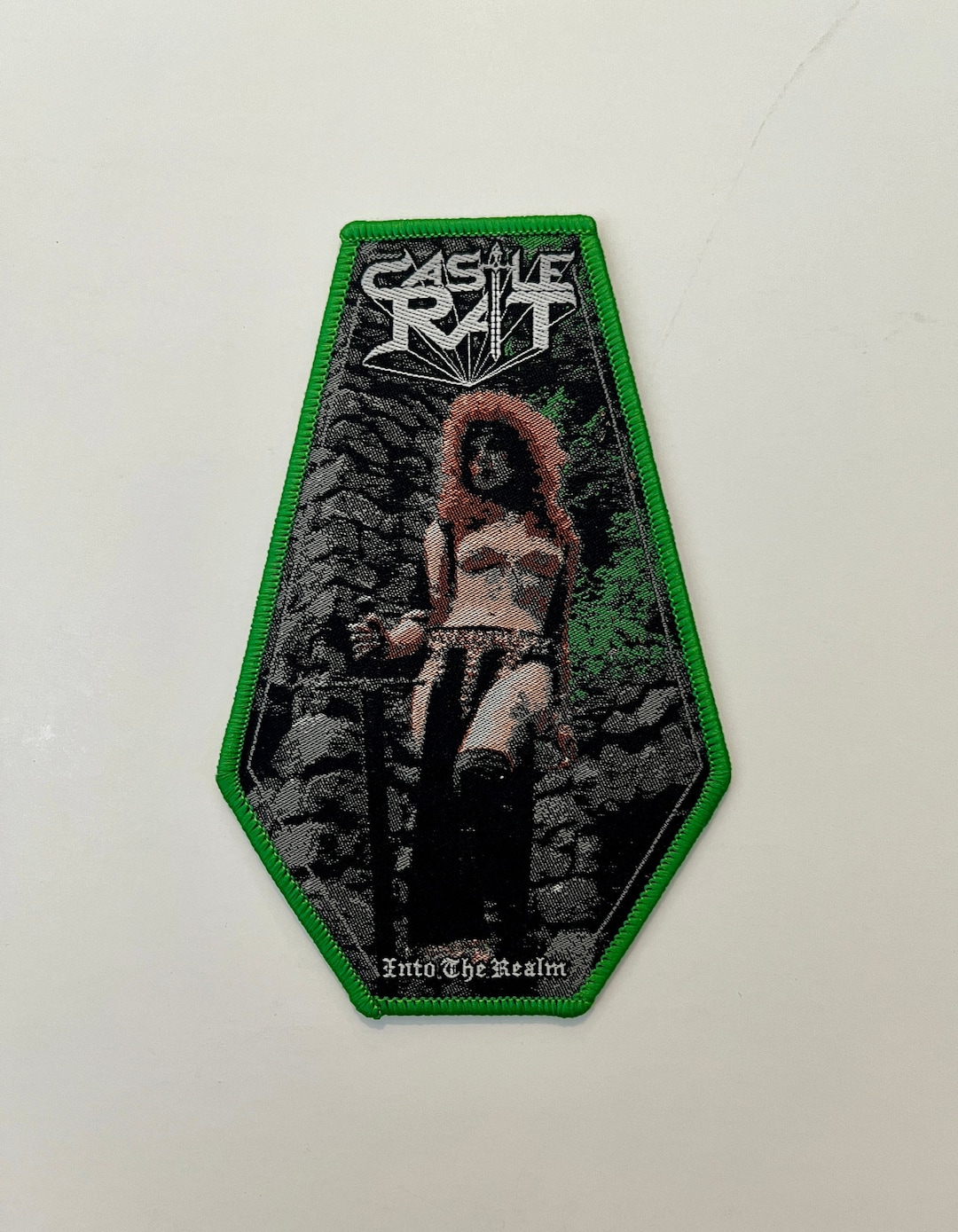 Castle Rat - Into the Realm GREEN Border Officially Licensed Woven Patch SOLD OUT Direct New - Etsy