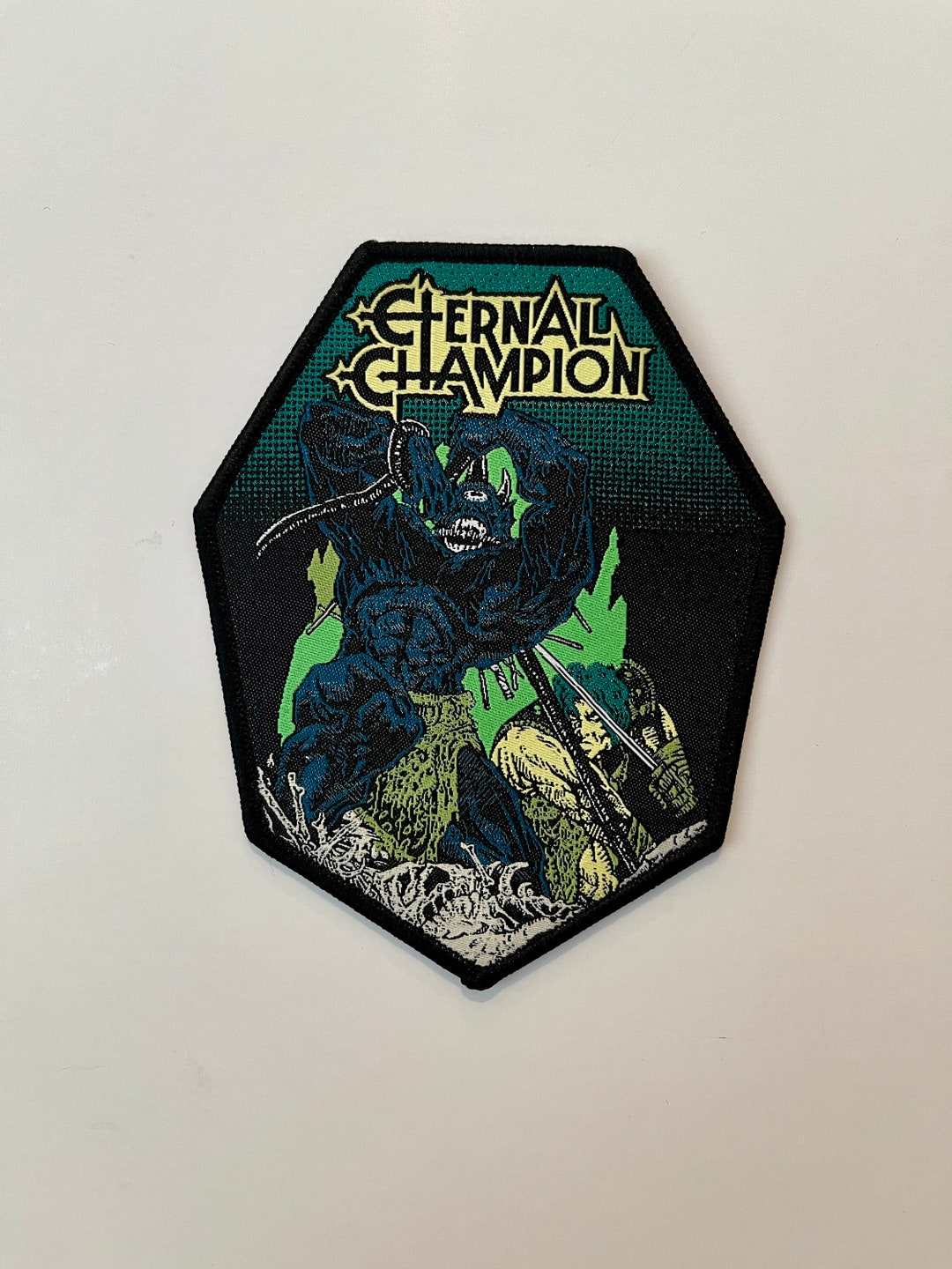 Eternal Champion the Cyclops BLACK Border Woven Patch New SOLD OUT ...