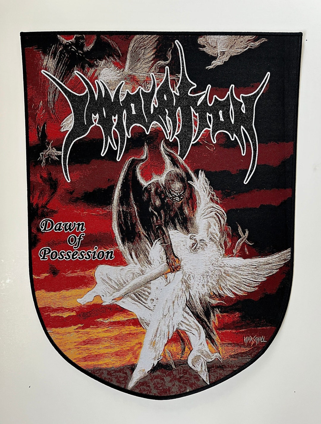 Immolation Dawn of Possession Black Border Licensed Woven Back Patch Limited Edition New Sold ...