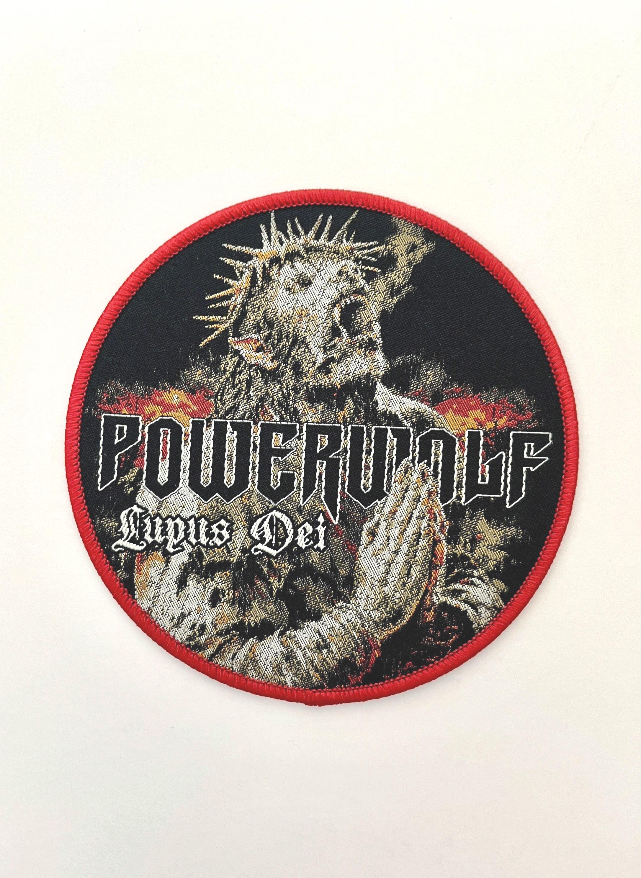 Powerwolf - Lupus Dei RED Border Officially Licensed Woven Patch New ...