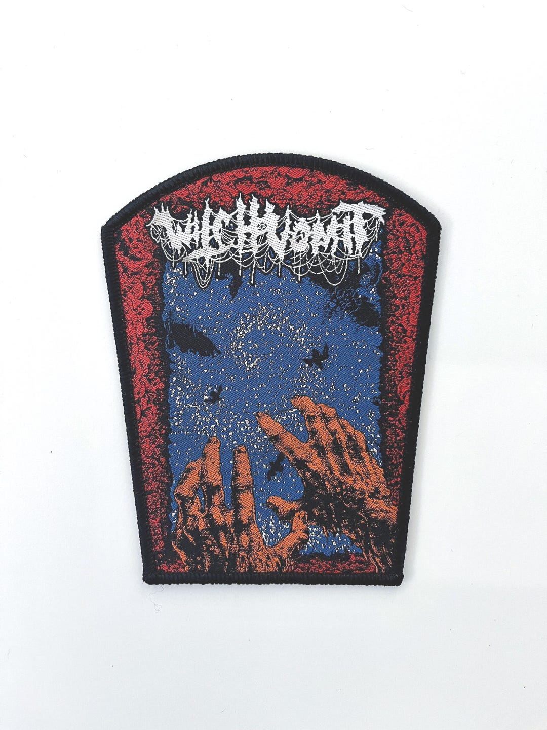 Witch Vomit - Poisoned Blood BLACK Border Woven Patch Officially Licensed New SOLD OUT Direct - Etsy