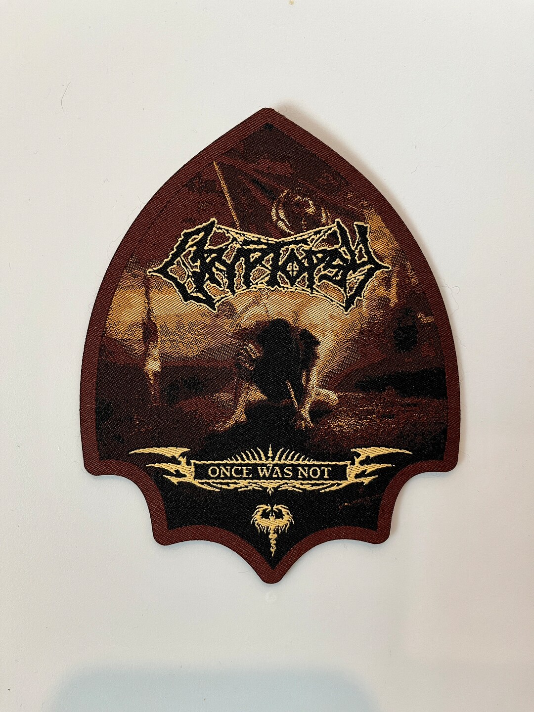 Cryptopsy Once Was Not BROWN Border Officially Licensed Woven Patch ...