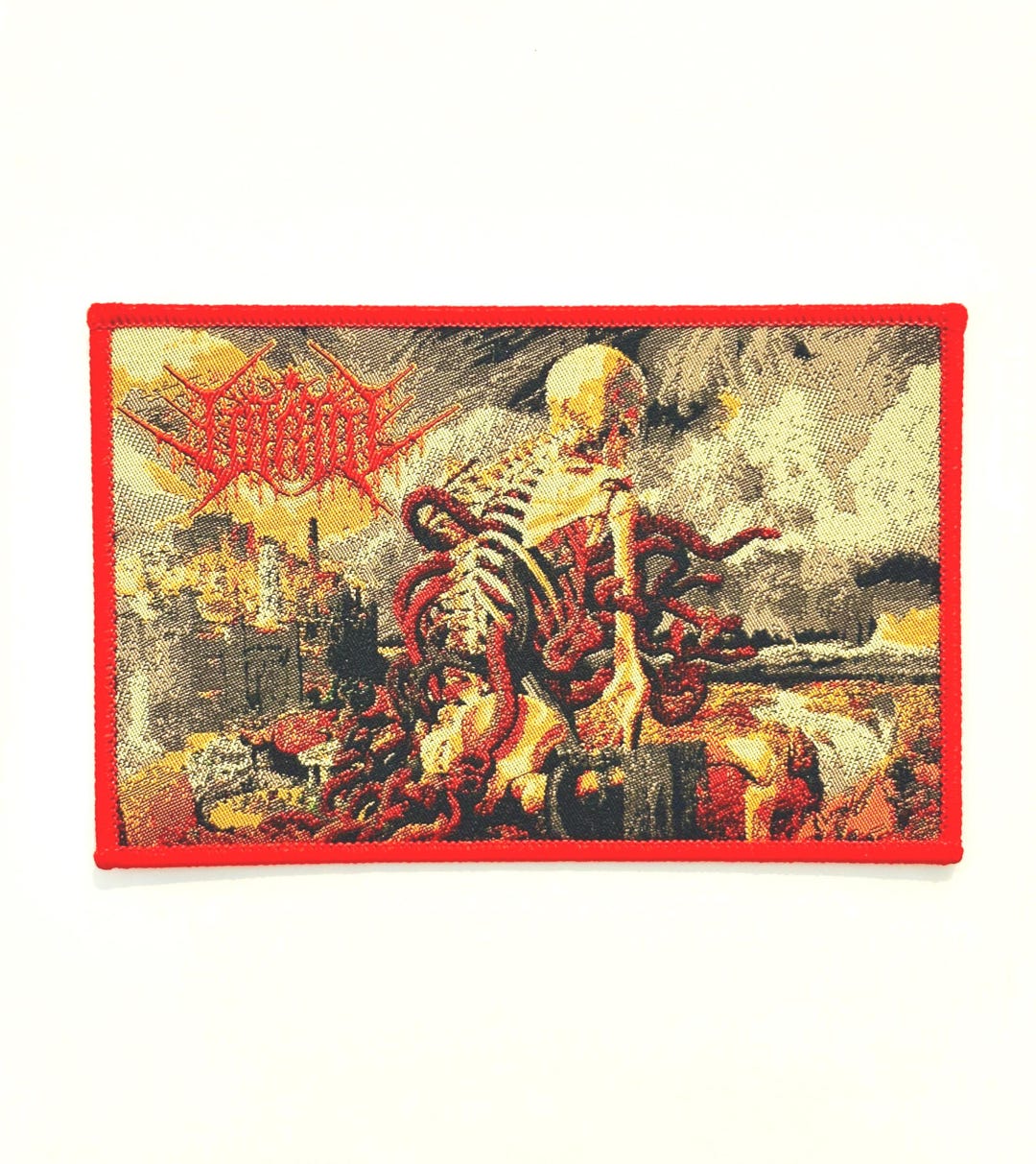 Vitriol - Suffer & Become RED Border Officially Licensed Woven Patch ...