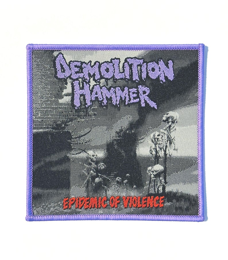 Demolition Hammer - Epidemic of Violence PURPLE Border Officially ...