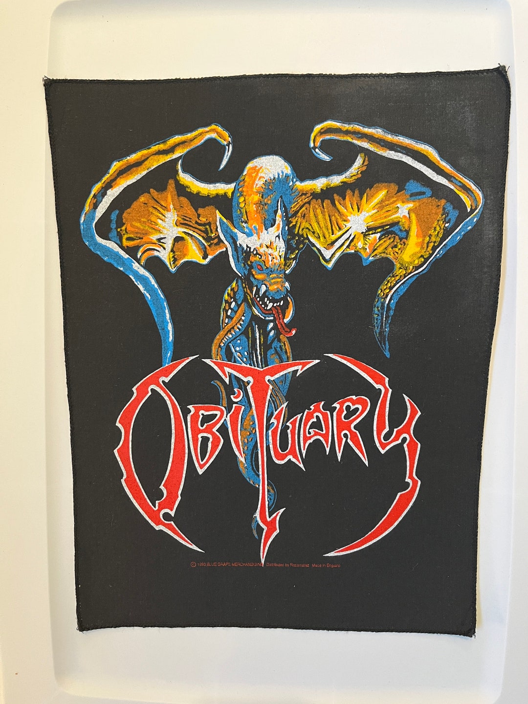 Extremely RARE 1993 Obituary - Gargoyle Officially Licensed by Blue ...
