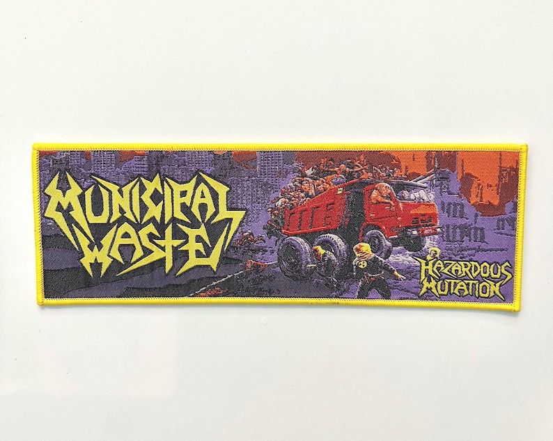 Municipal Waste - Hazardous Mutation YELLOW Border Officially Licensed ...