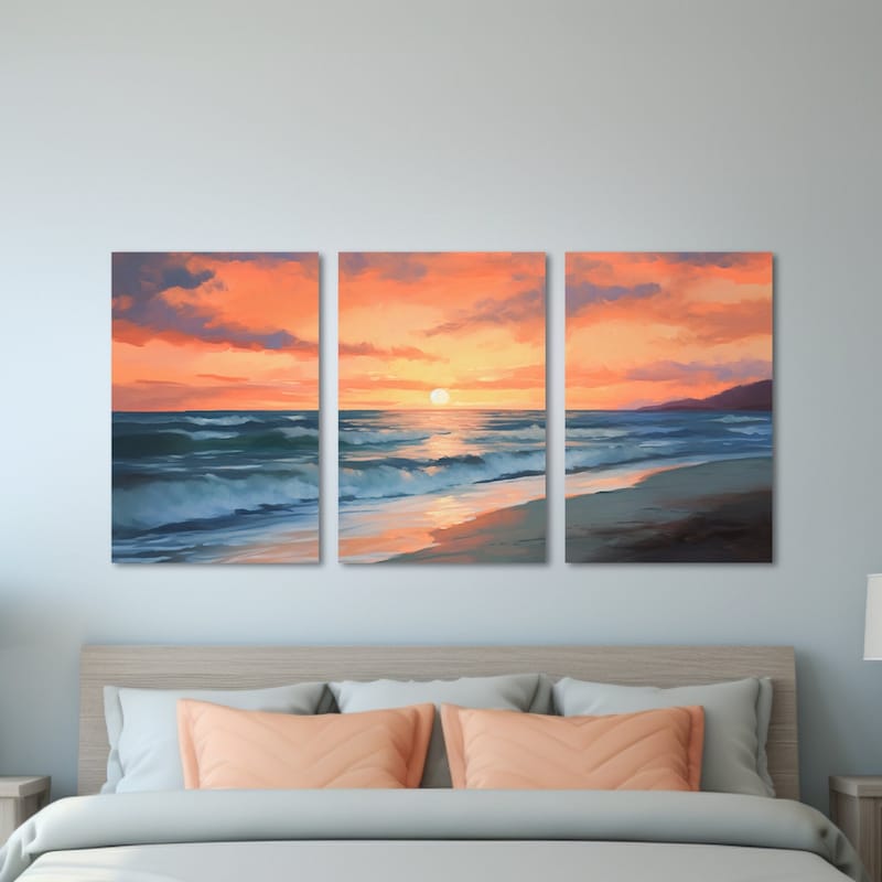 Beach Triptych - Etsy
