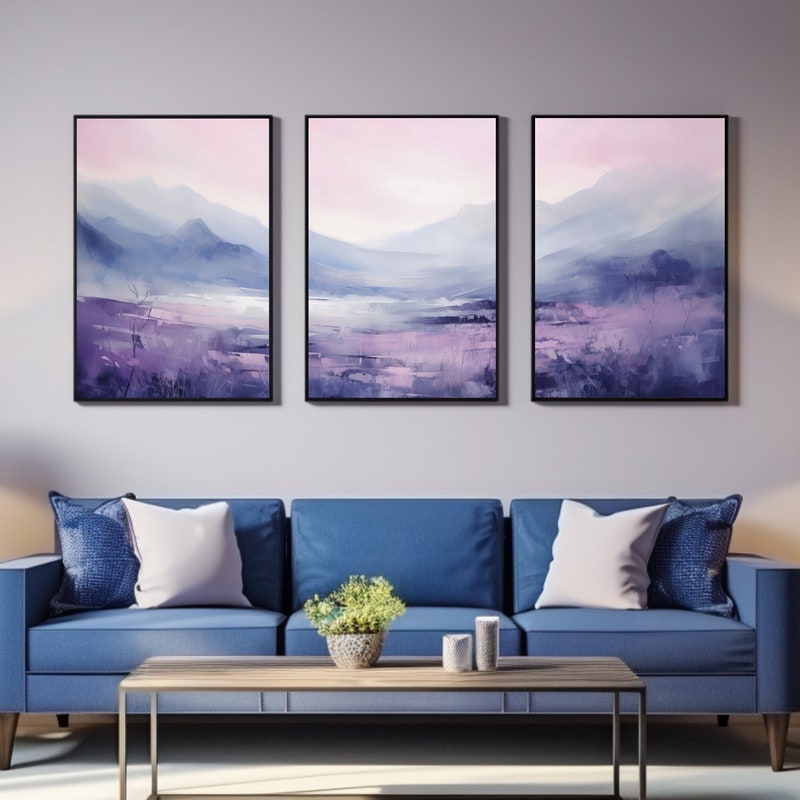 Triptych Painting - Etsy