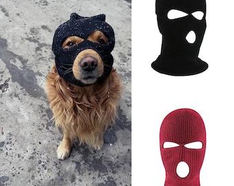 Crochet Dog Ski Mask - Etsy