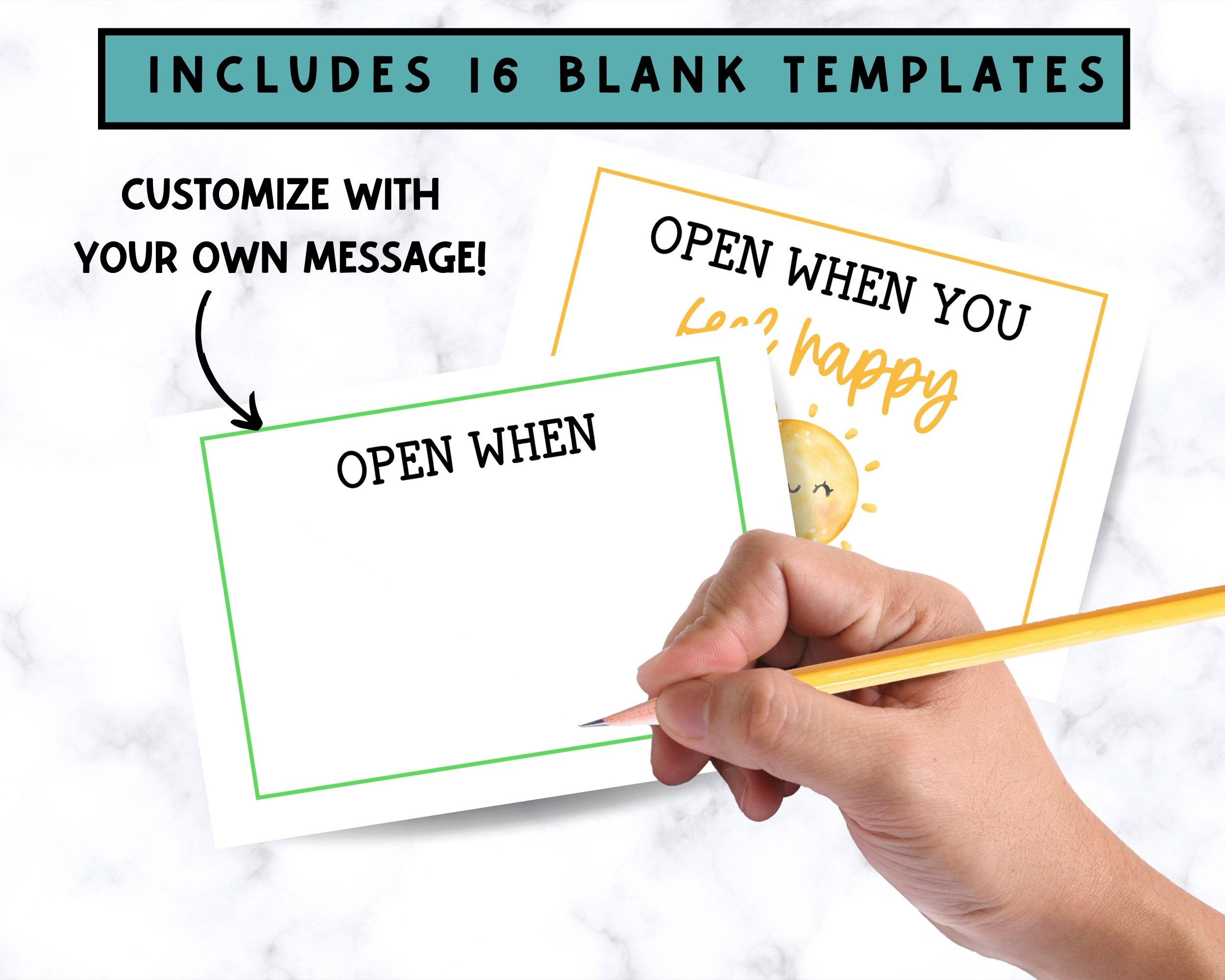 Open When Envelopes Open When College Printable Template College Care ...