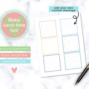 Christian Lunch Box Notes - Affirmation Cards - Back to School ...